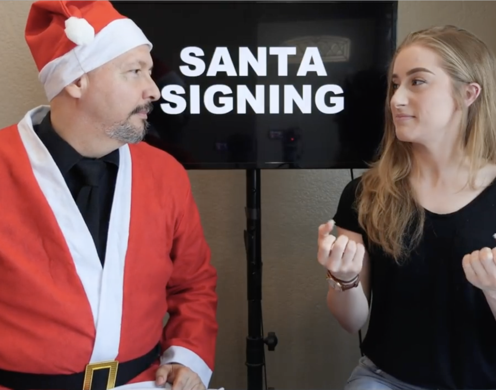 Santa Sign Language - Shop Classic Claus