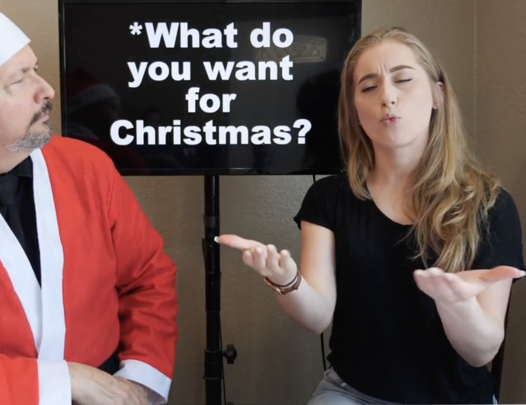 Santa Sign Language - Shop Classic Claus