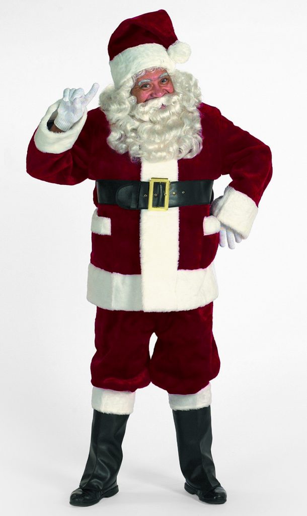 Santa Hat for Burgundy Deluxe Santa Suit - Shop Classic Claus