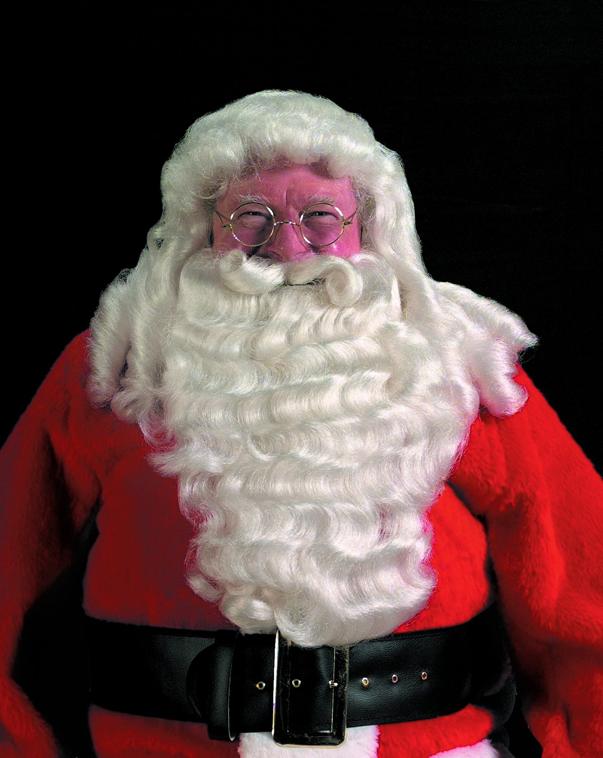 Deluxe Professional Santa Extra Full Wig and Beard Set with Wired ...
