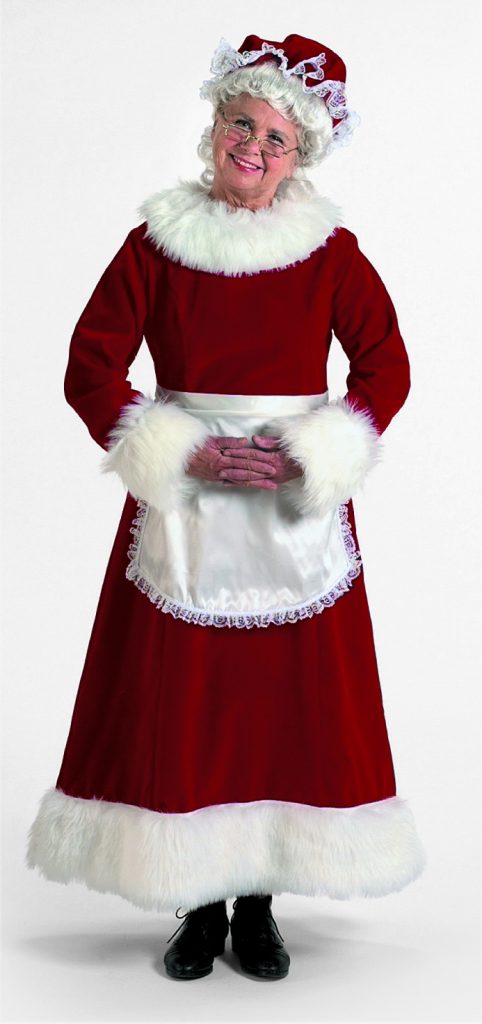 Burgundy Velvet Mrs Claus Shop Classic Claus